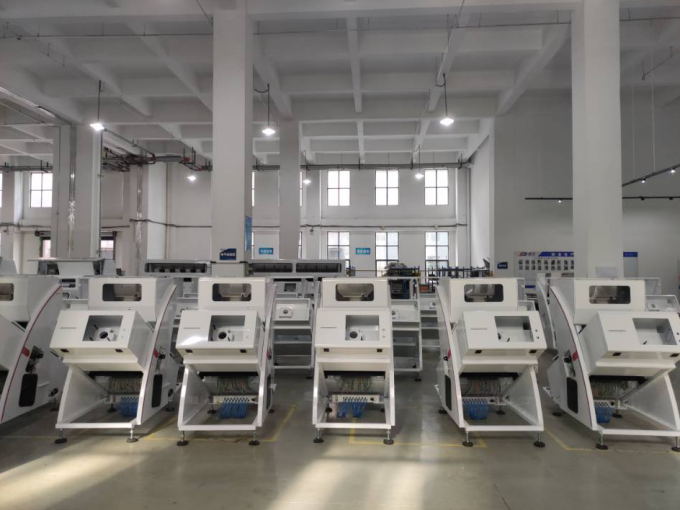 3 Chutes Green And Roasted Coffee Bean Sorting Machine,Optical Color ...