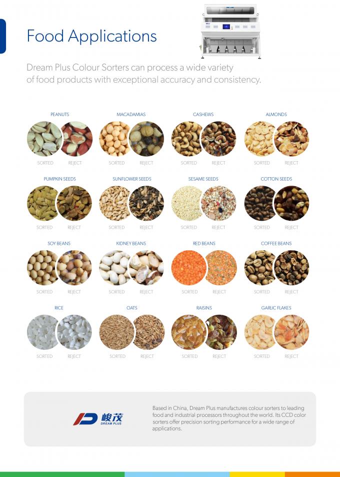 Beans / Pulses Color Sorter With AI And Remote Control System