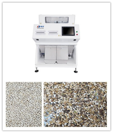 2 Chutes CCD Agriculture White Beans Color Sorter Machine RGB Machine