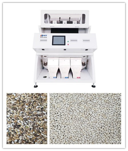 3 Chutes CCD White Beans Color Sorter Machine RGB Optical Sorting Equipment