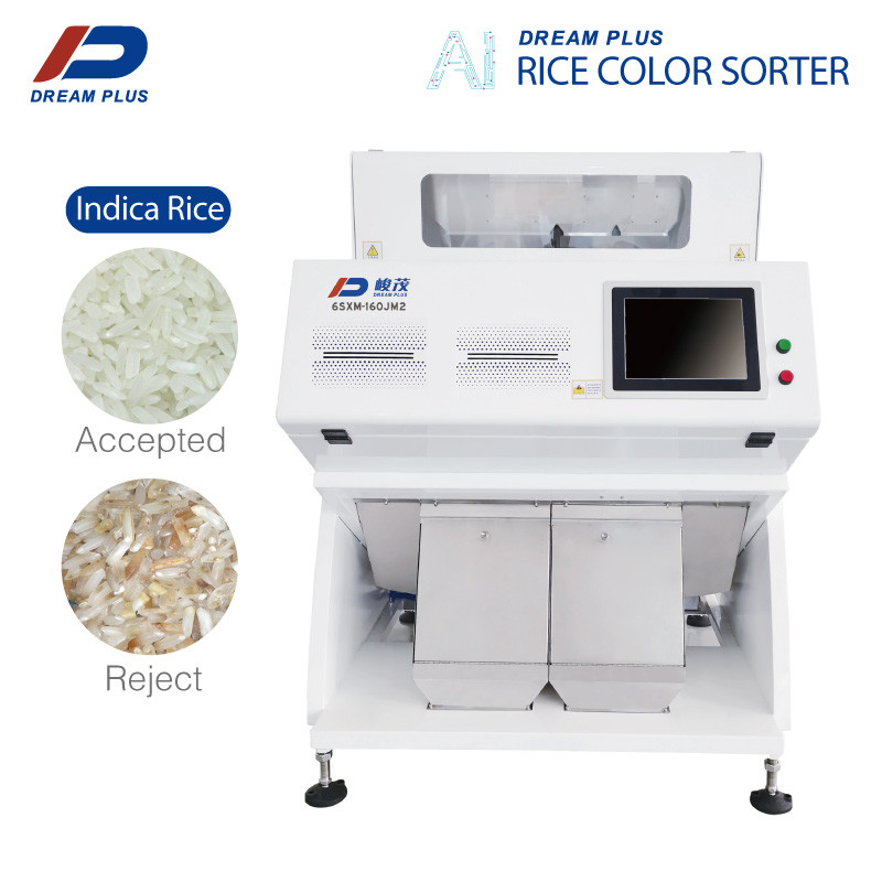 CCD Rice Color Sorter Machine RGB Background 2 Chutes