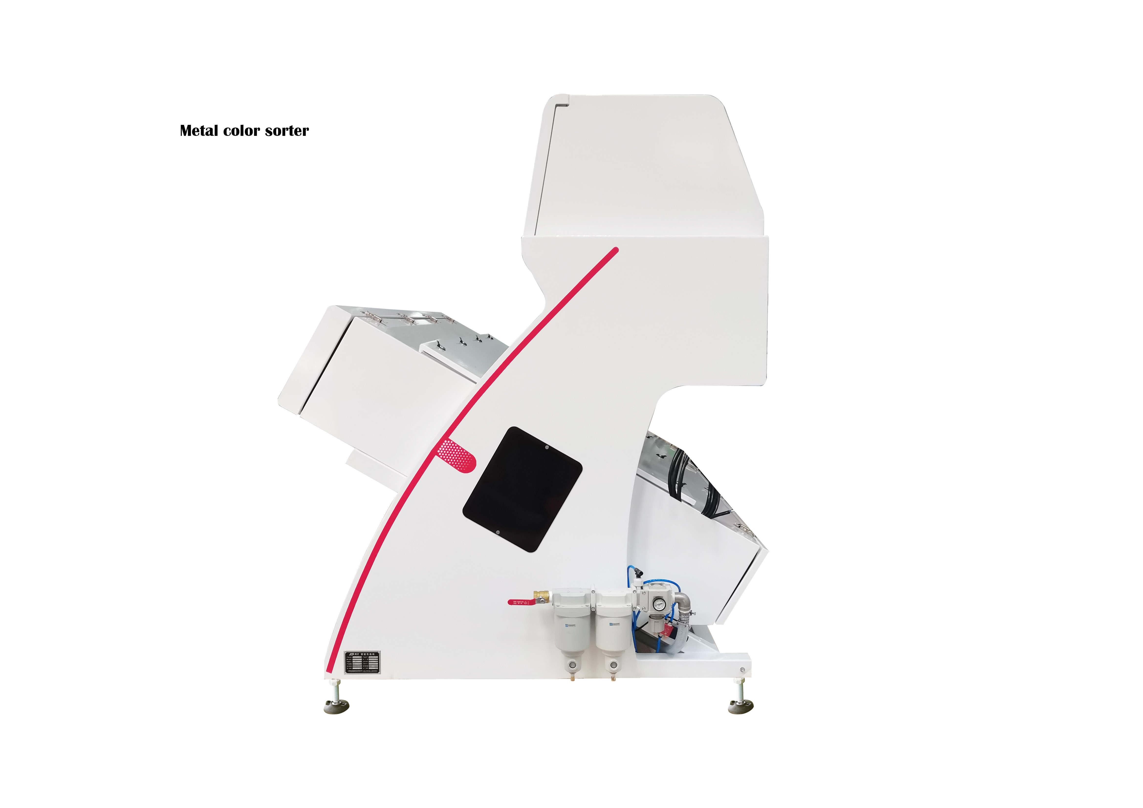 6 Chutes Color Sorter For Metal Recycling Industrial Copper Aluminium